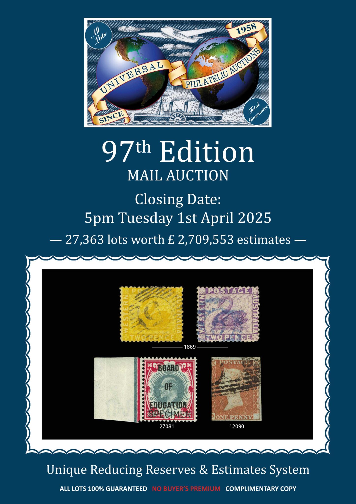 UPA Links Landing page – UPA Stamp Auctions